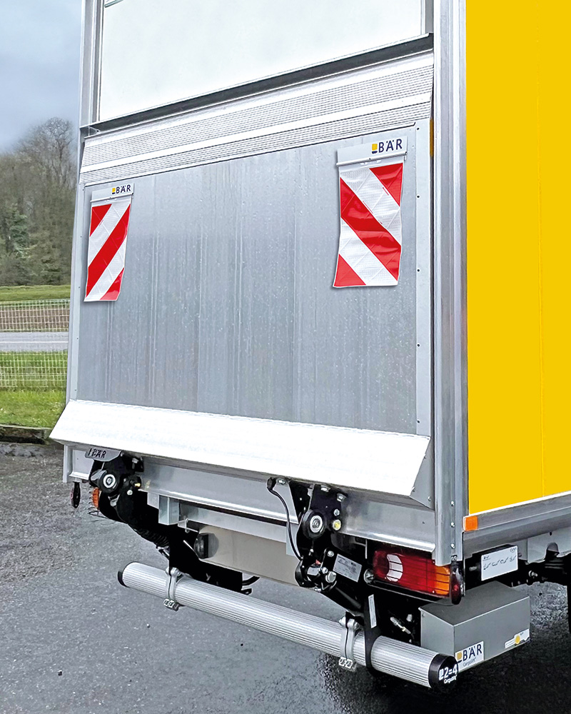 Hayon élévateur rabattable avec capacité 750 kg